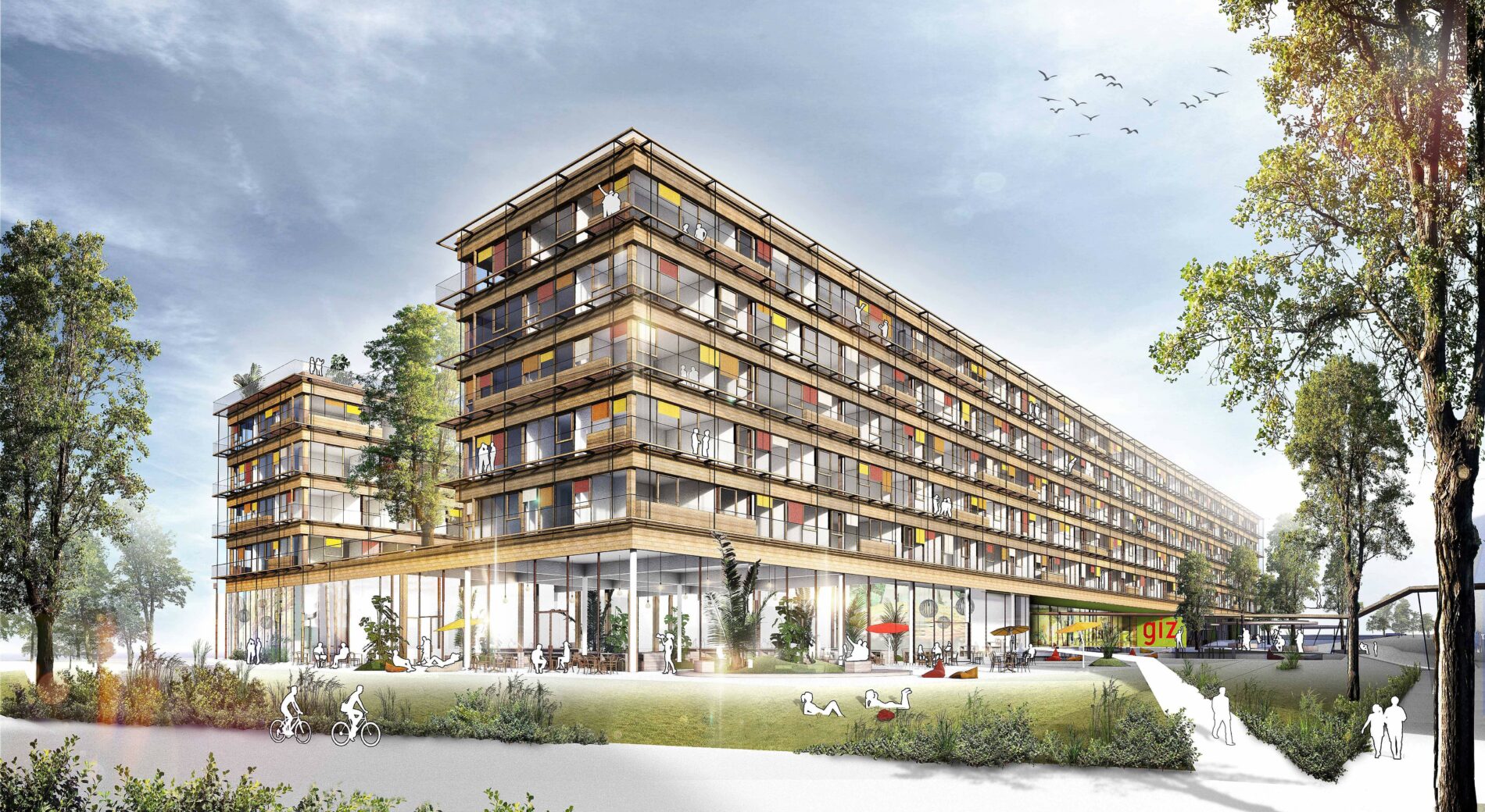 Der Neubau des Bürogebäudes GIZ Campus in Eschborn steht in den Startlöchern | Innogration